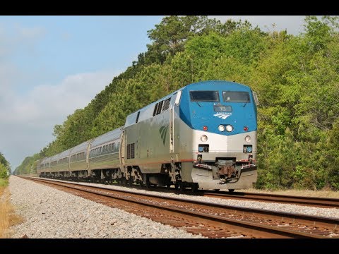 The Amtrak Palmetto #90 Speeds Thru Ravenel [HD] - YouTube