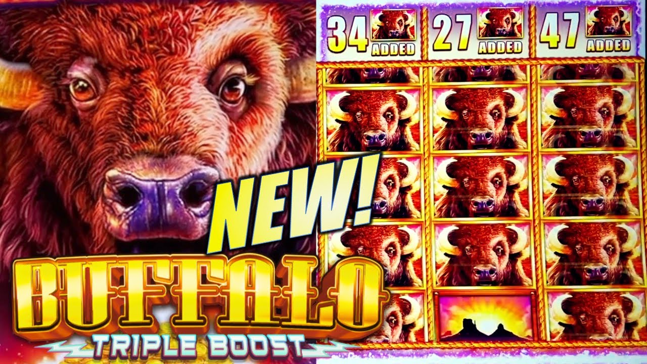 WHOA! NEW! BUFFALO TRIPLE BOOST IS HERE! 🦬 GOT THE TRIPLE FEATURE! Slot ...