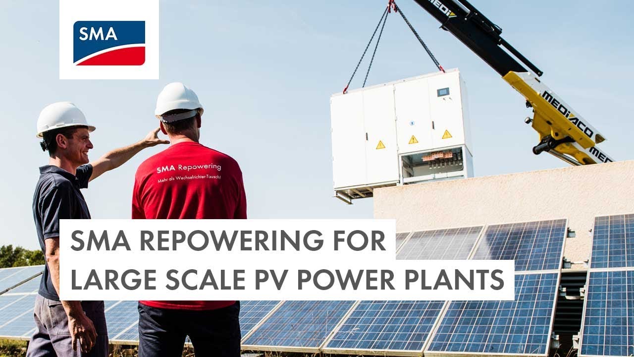 SMA Repowering for large scale PV power plants - YouTube