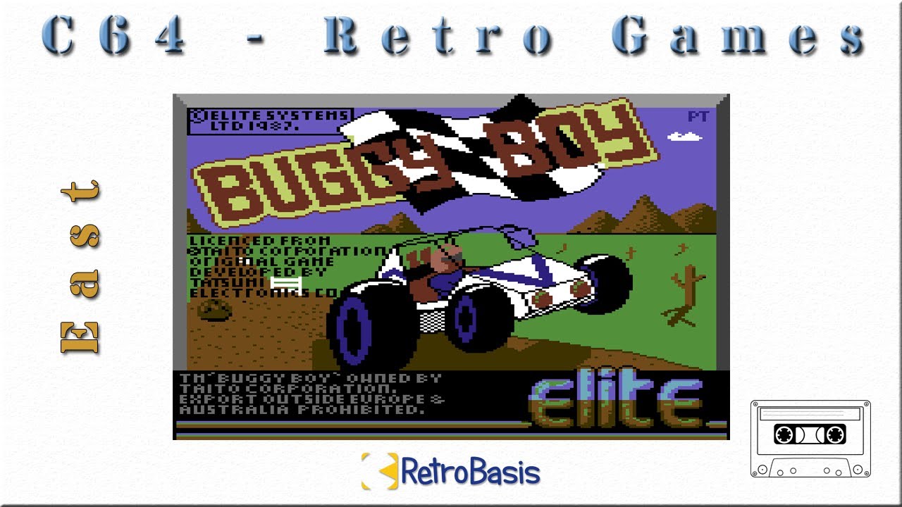 Buggy Boy (1987) [C64]: East - YouTube