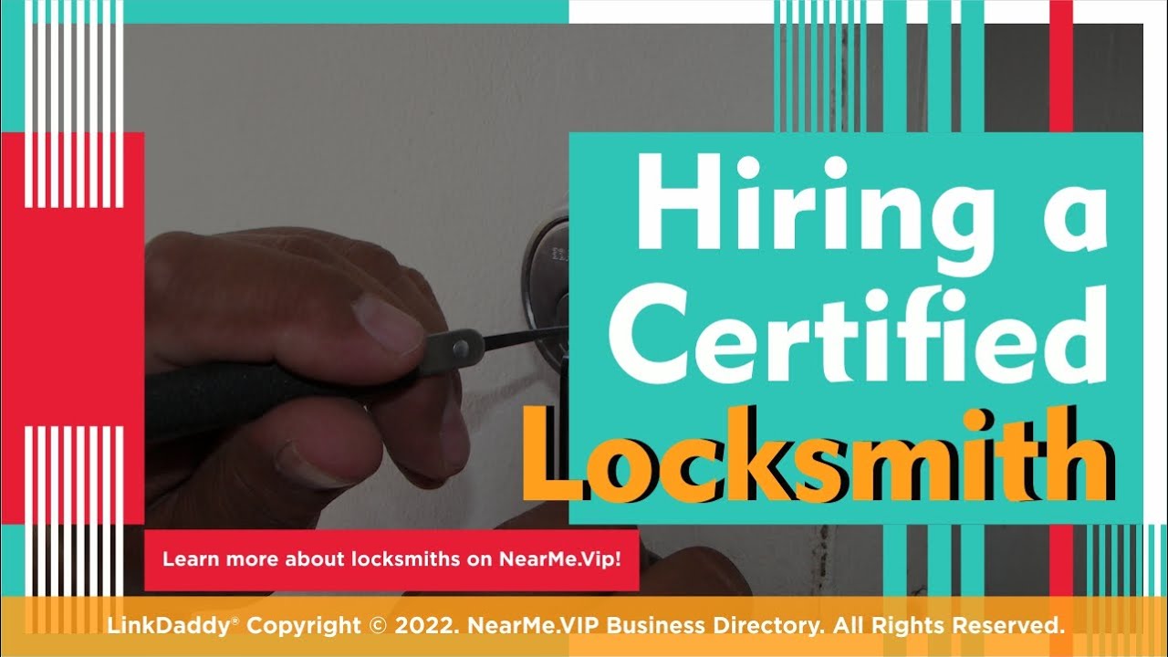 Hiring A Certified Locksmith - YouTube