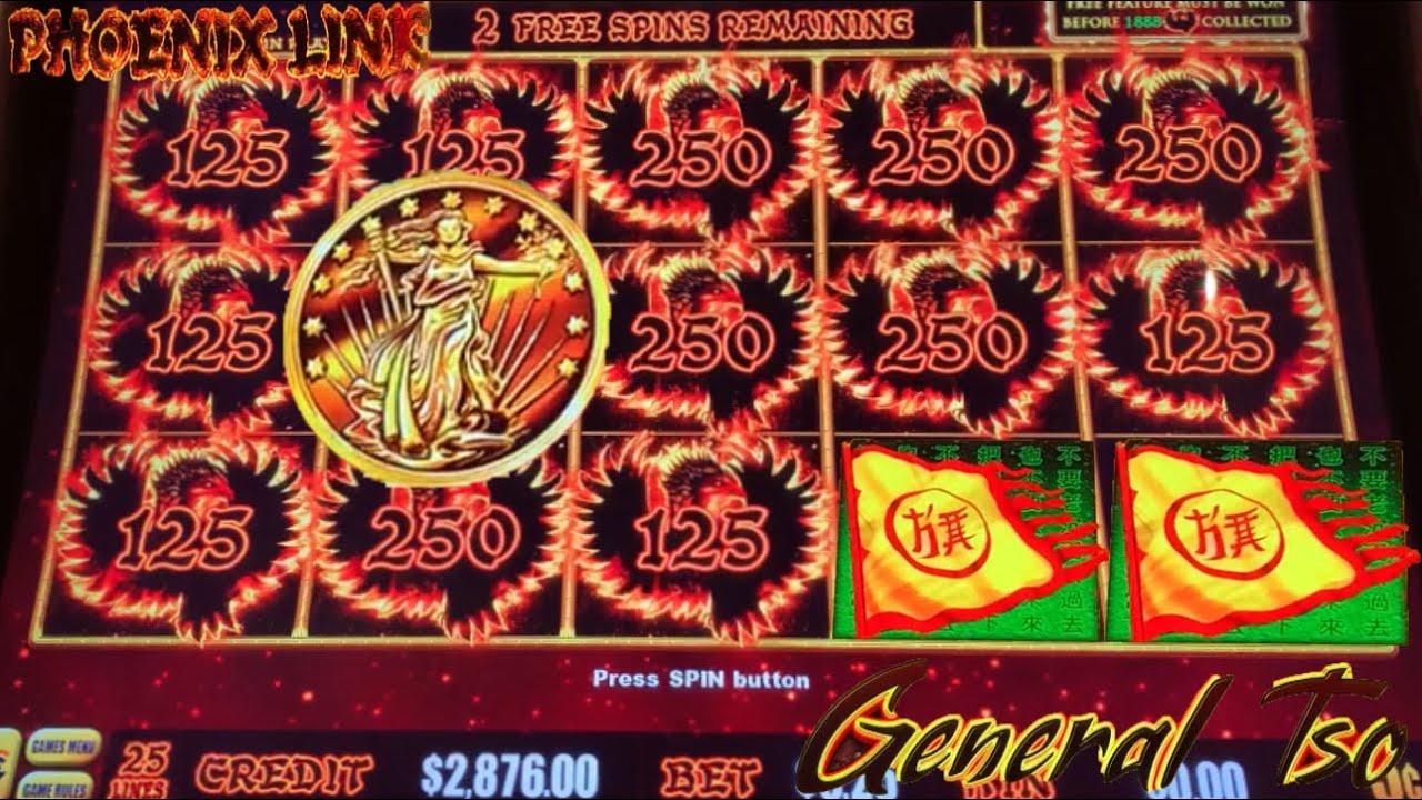 NEW! General Tso PHOENIX LINK + BUFFALO GOLD Wheels of Reward slot play ...