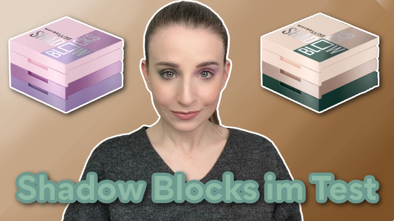 MAYBELLINE SHADOW BLOCKS IM TEST - YouTube