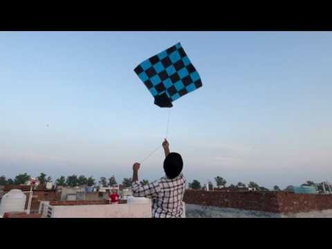 6 Tawa Big Kite Flying 🪁 Pakistani Dorr😍 in Amritsar kite 🪁 flying vlog ...