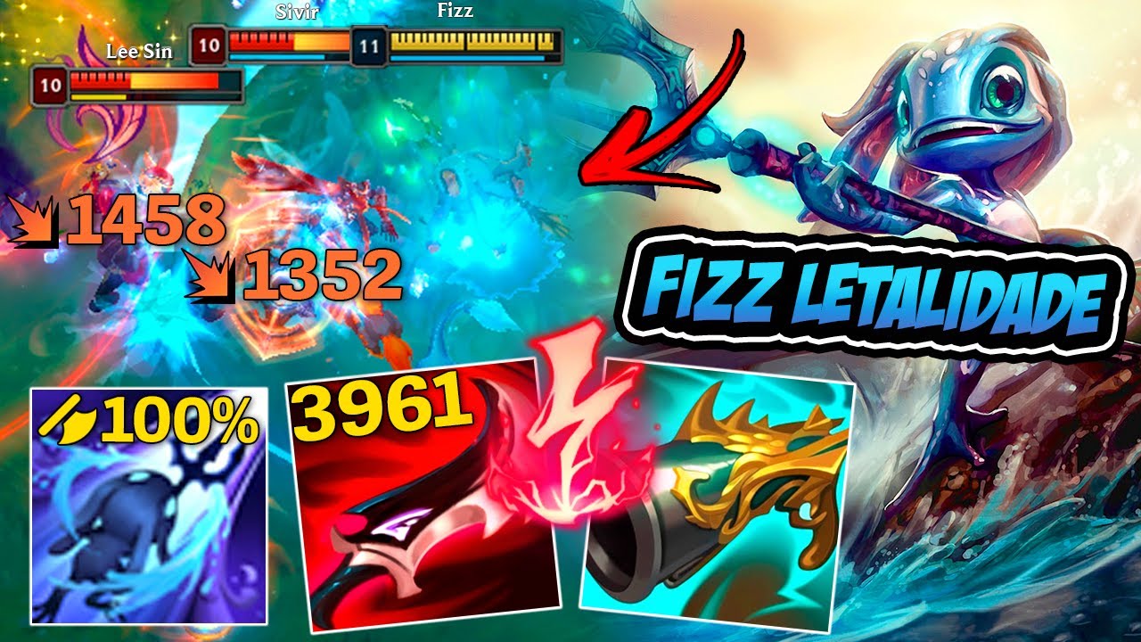 FIZZ AD LETALIDADE BUILD INSTAKILL COM A NOVA DRAKTHARR !! - LEAGUE OF ...
