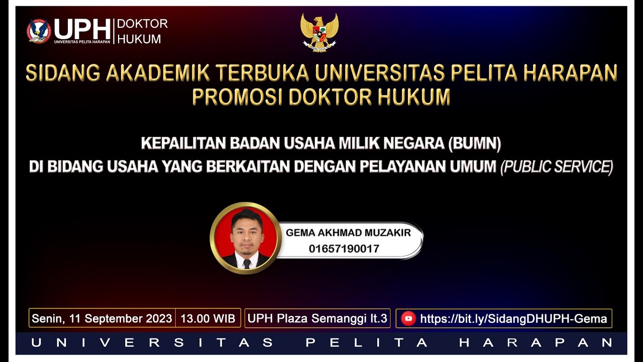 Sidang Terbuka Gema Akhmad Muzakir - YouTube