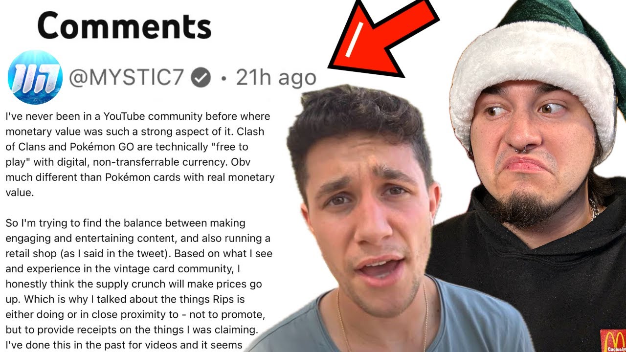 Mystic Rips Responds To Recent Hate | Vertmas Day 13 - YouTube