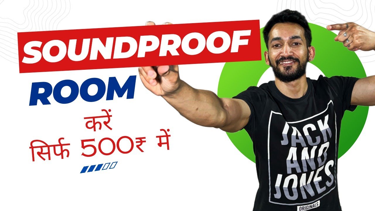 Room Soundproof Under 500₹ || For Study || For Musicians - YouTube