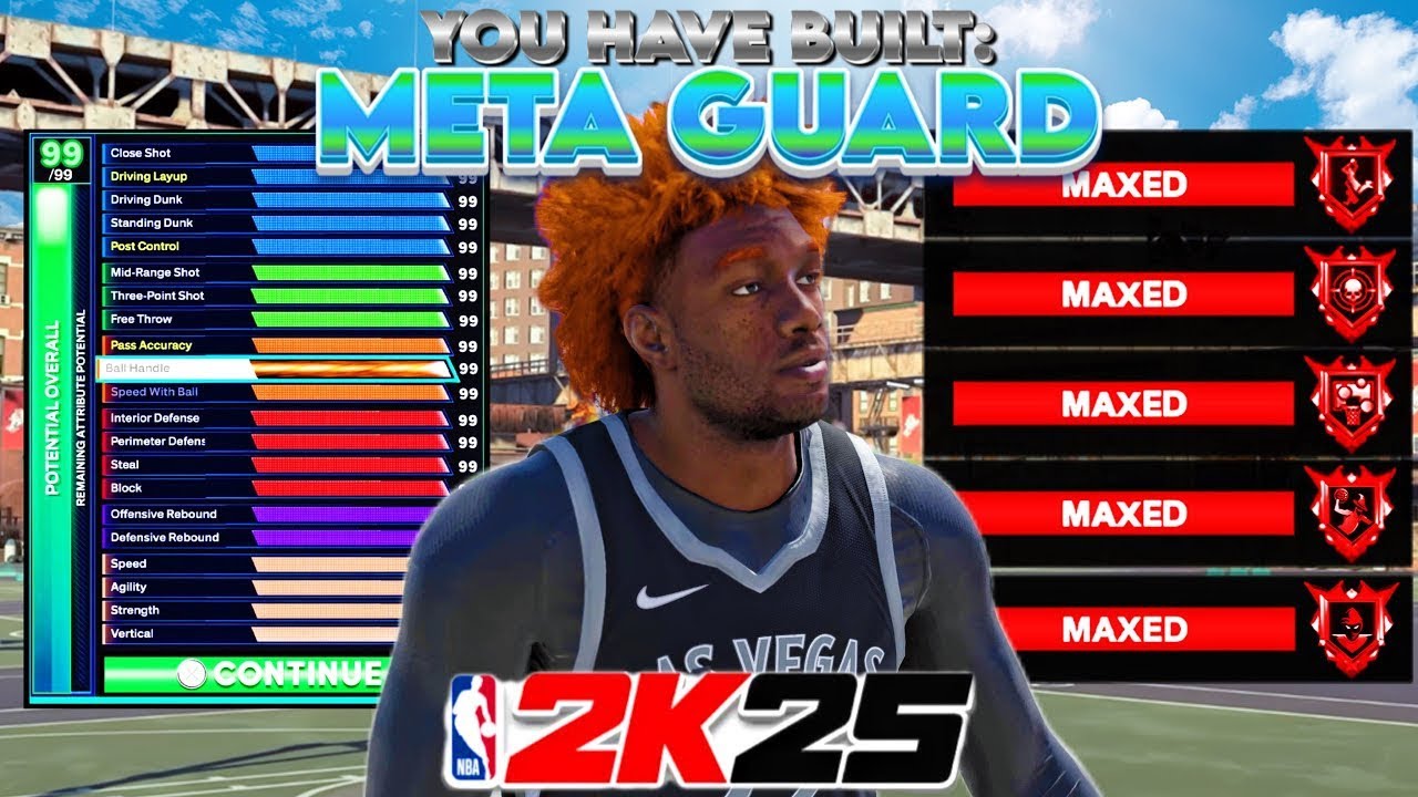 THE BEST 6'6 GUARD BUILD IN NBA 2K25! BEST TALL ISO BUILD - YouTube