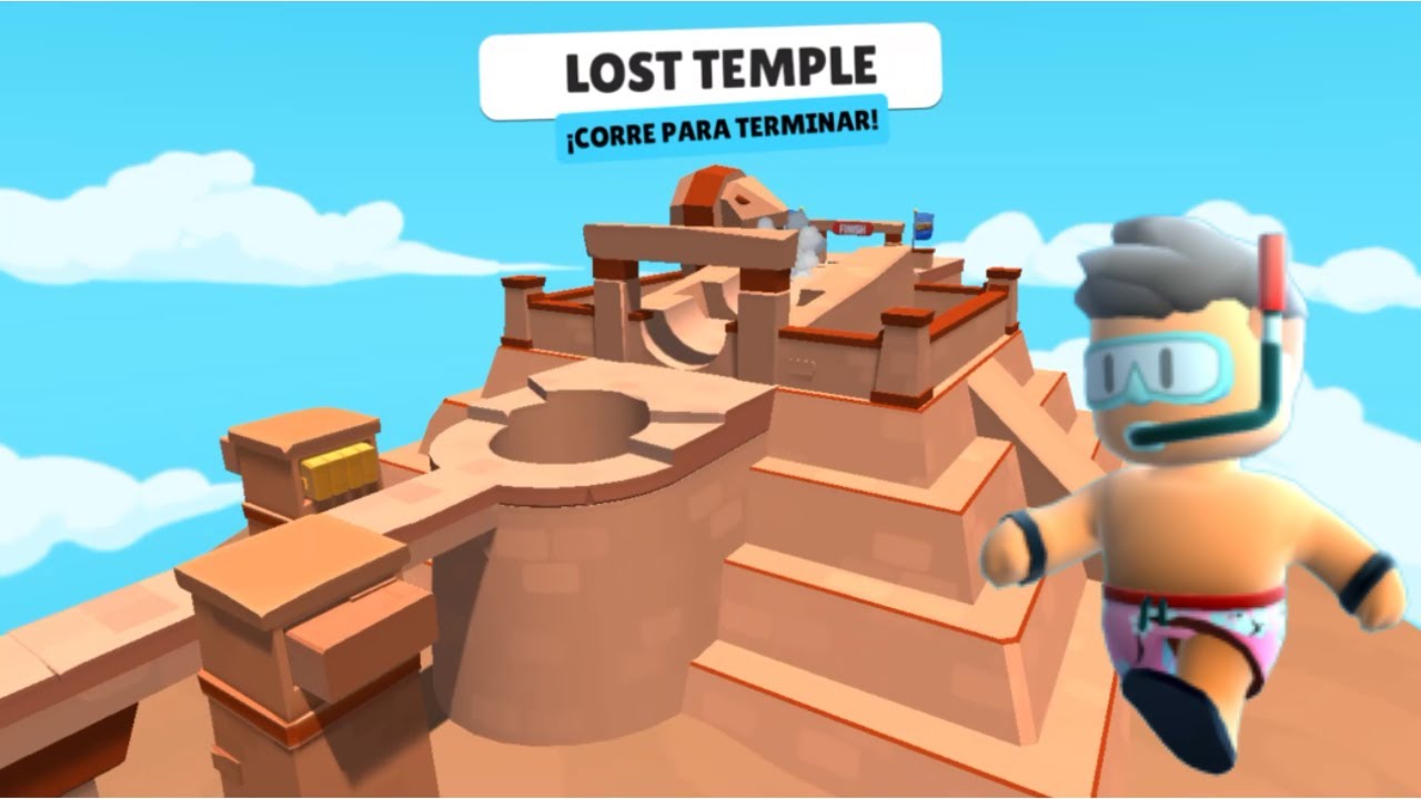Jugando a LOST TEMPLE | Stumble Guys - YouTube