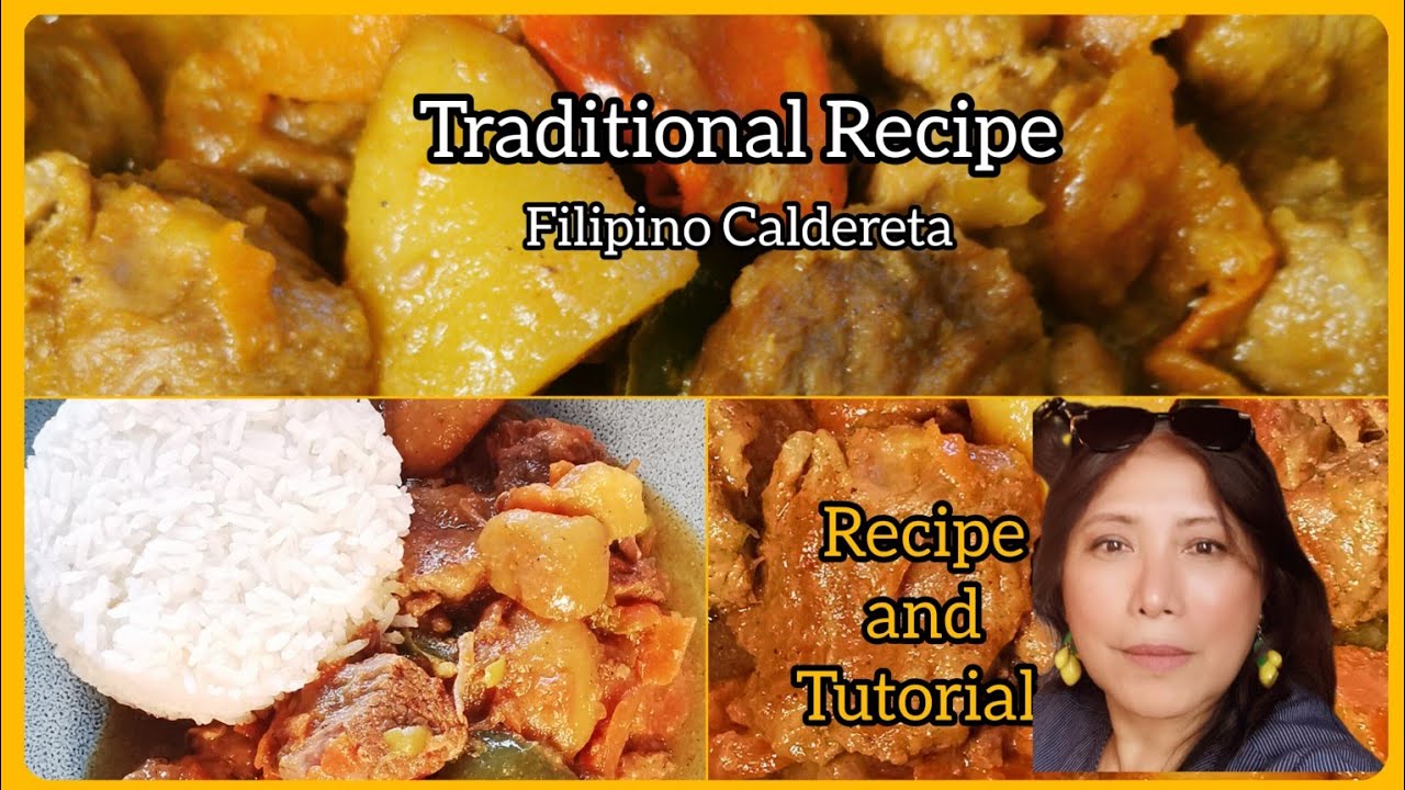 "Authentic Pork Caldereta Recipe/ How to cook Filipino pork stew here ...