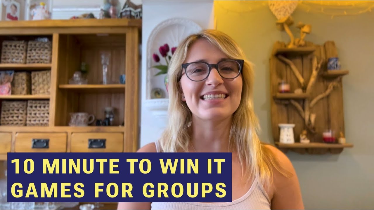 10 Minute To Win It games for groups at team-building events - YouTube