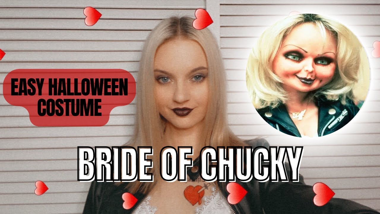 EASY LAST MINUTE HALLOWEEN COSTUME | Bride of Chucky 🖤 - YouTube
