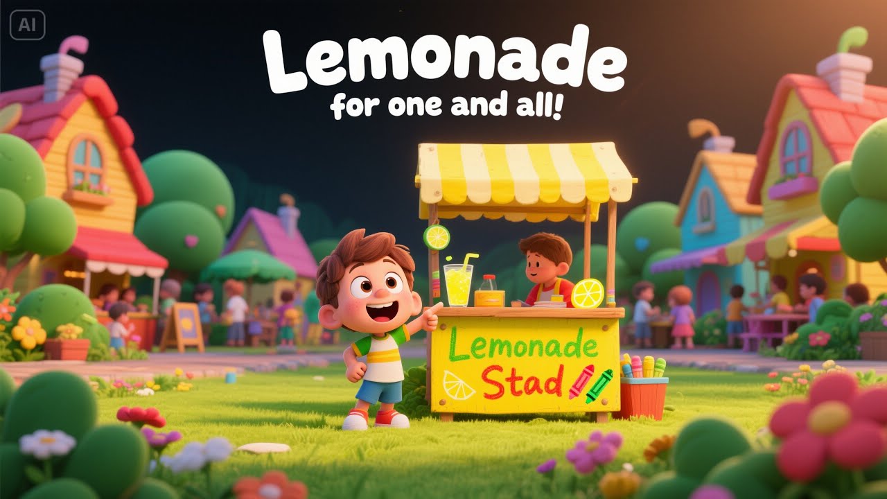Lemonade Champs – JJ’s Stand is Open! | Popular Kids' Song ...