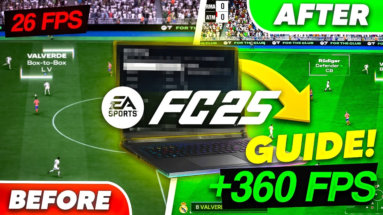 BEST LAPTOP SETTINGS FOR EA FC 25 (Low End Laptops & PC's) - YouTube