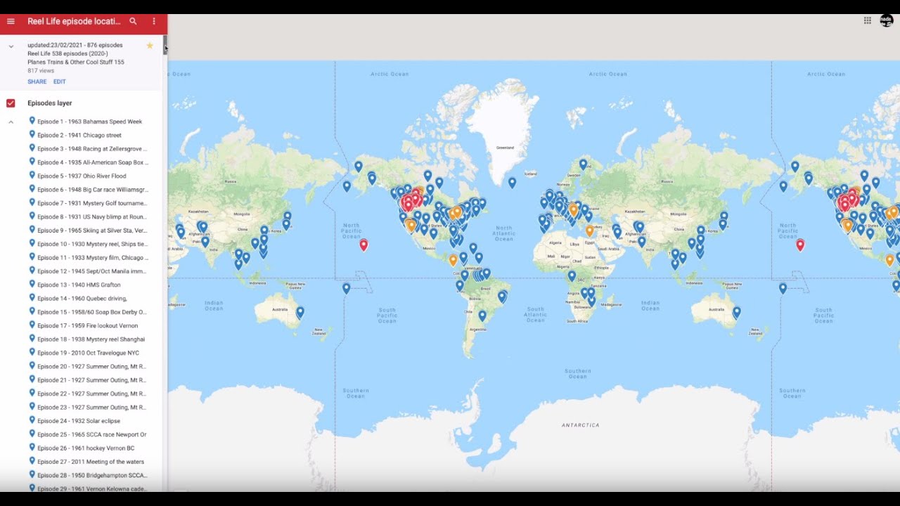 Reel Life episode map primer - YouTube