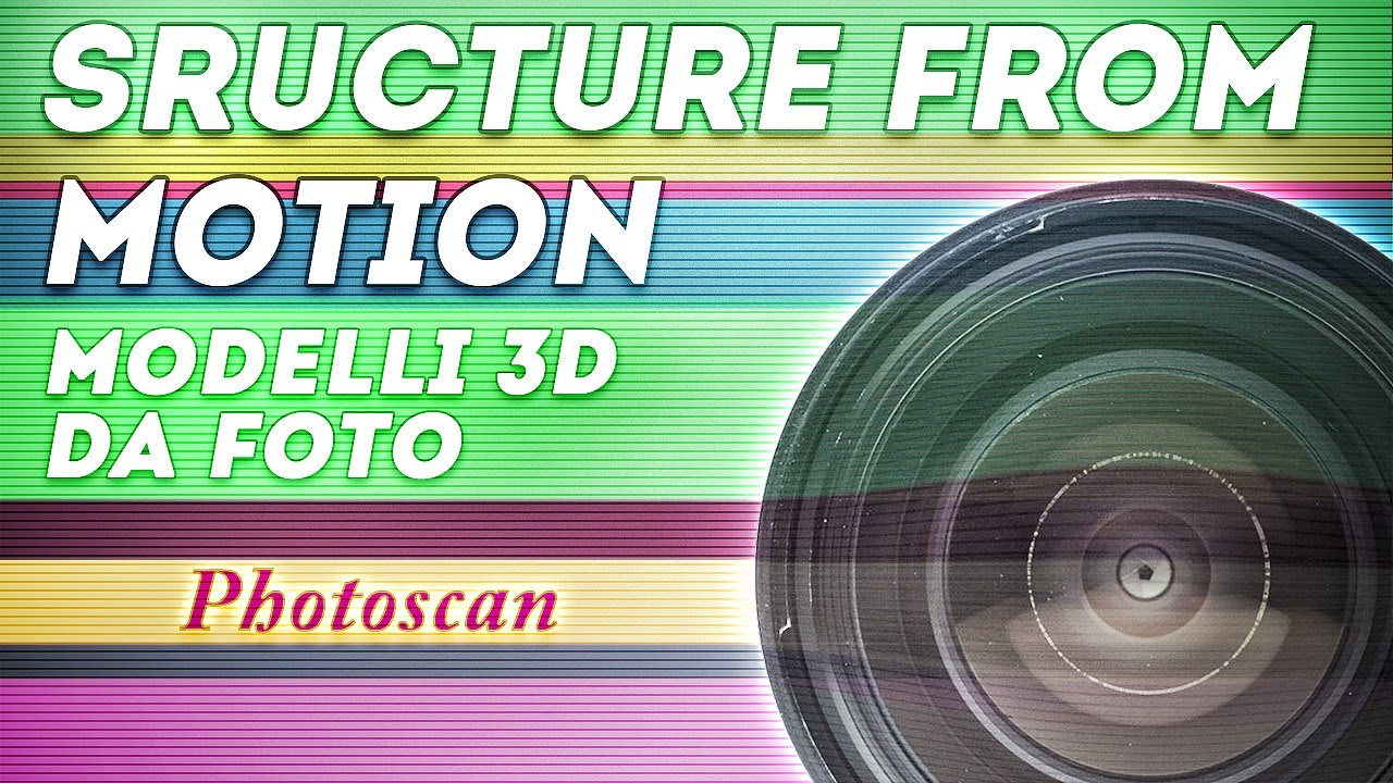 Modelli 3d da foto - Photoscan - Workflow base - Lezione Tutorial - YouTube