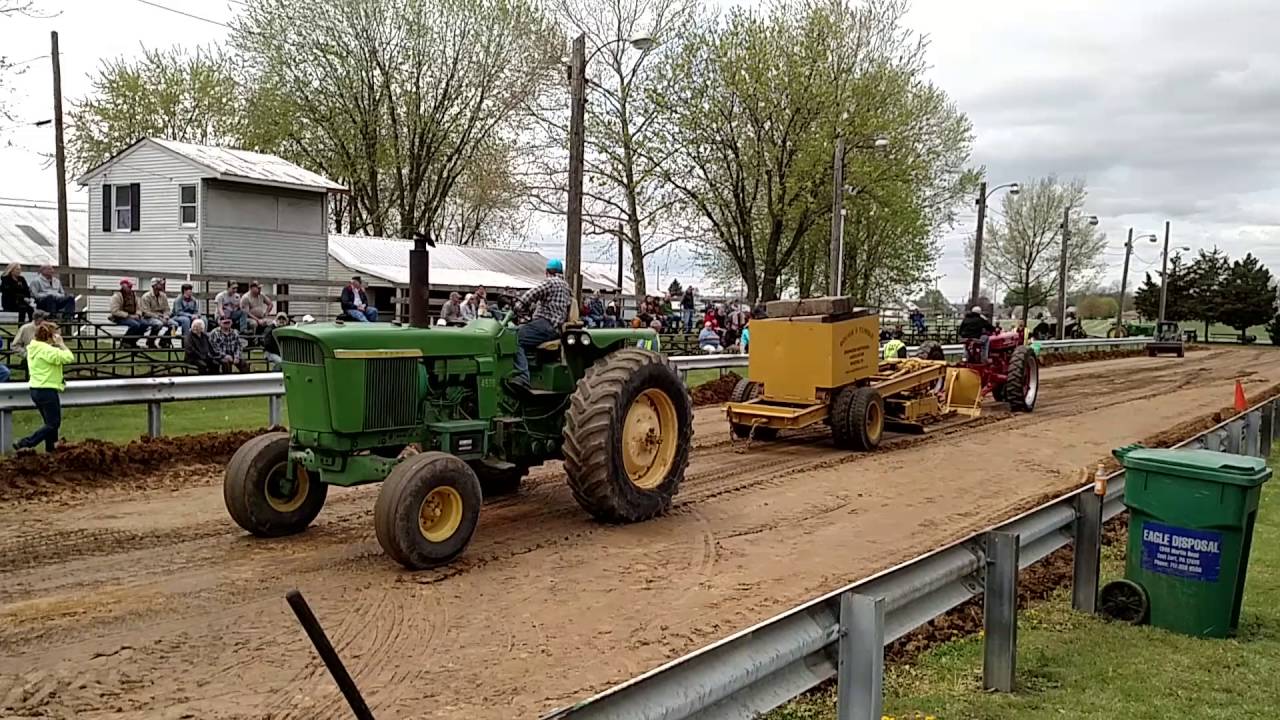 Rough and Tumble Antique Tractor Pull April 2016 - YouTube