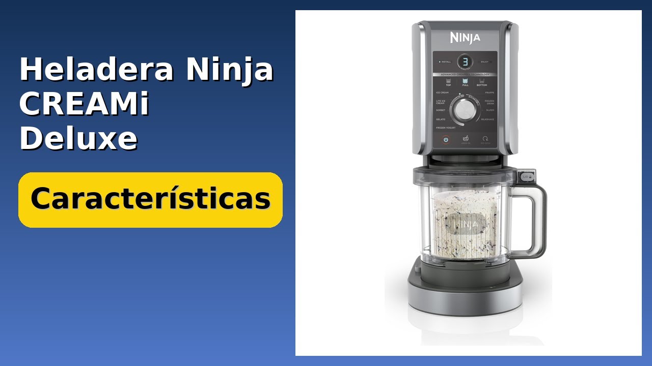 RESEÑA (2025) : Heladera Ninja CREAMi Deluxe NC501EU.. DETALLES ...