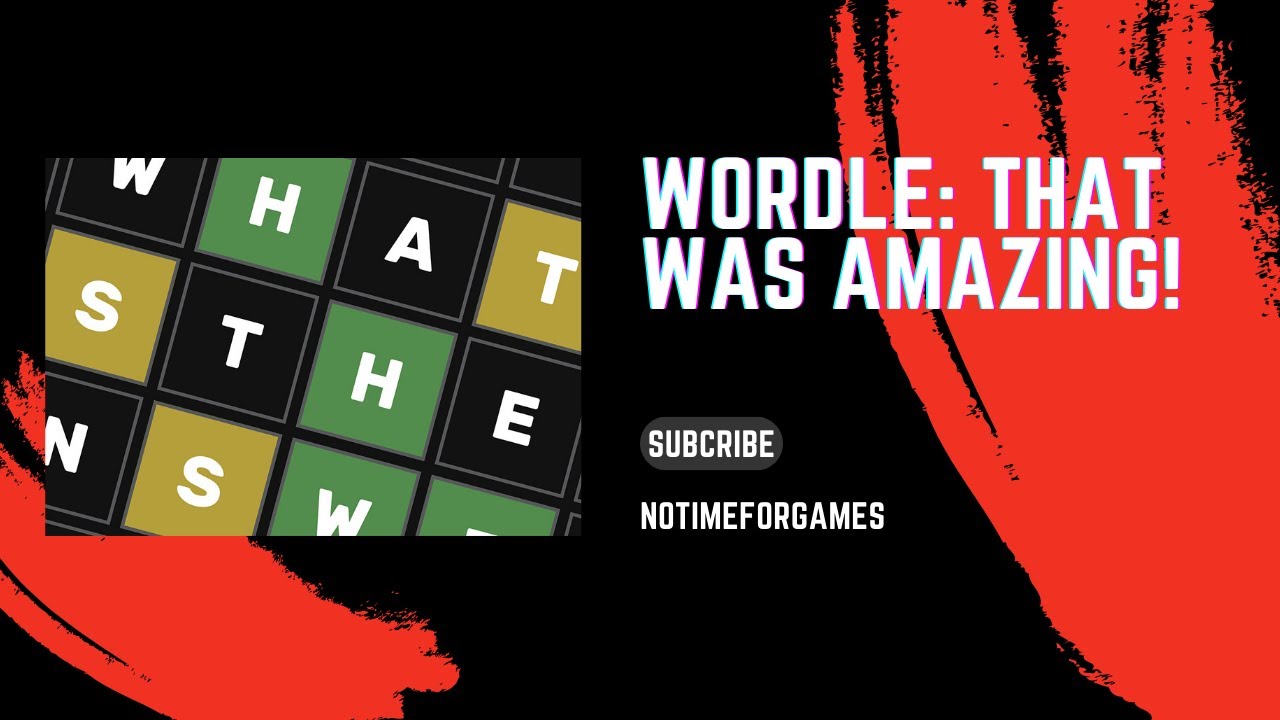 Wordle: GOD TIER!!! - YouTube