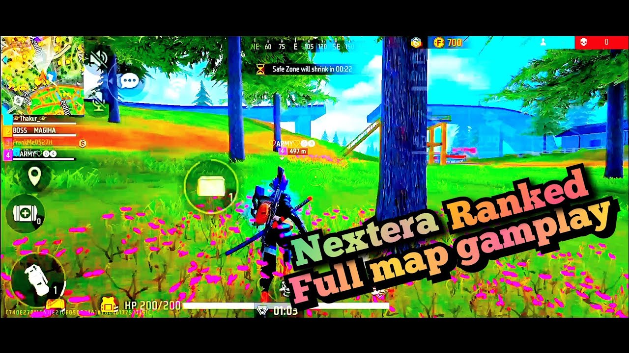 Nextera full map ranked gamplay ! Free Fire Max ! M k : special gaming ...
