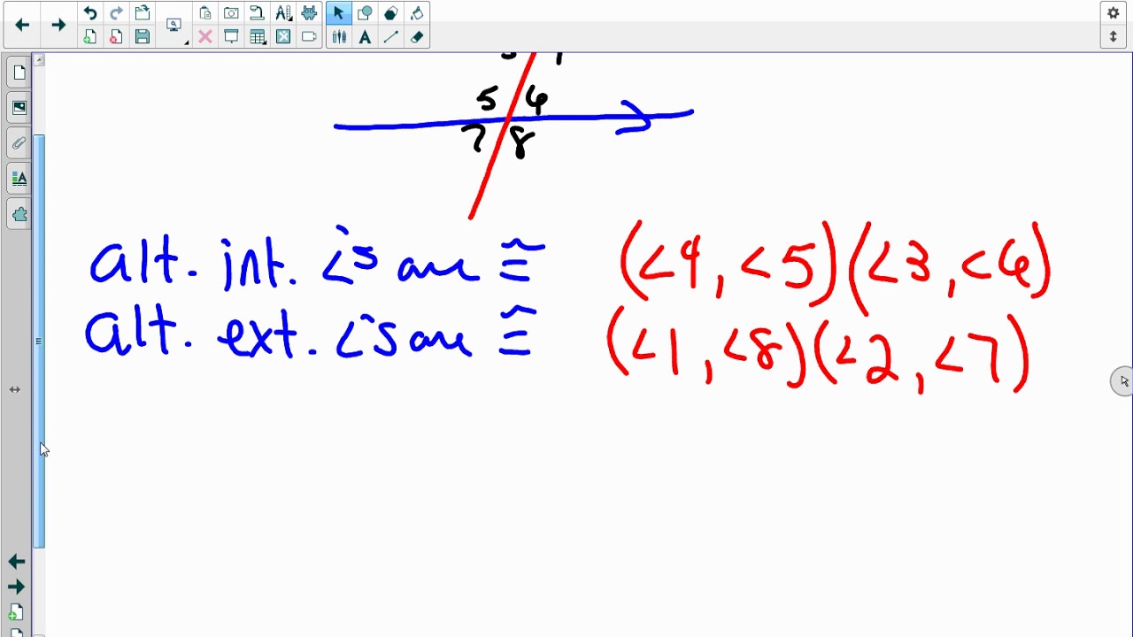 Algebra 3 Lesson 9 congruent figures, outlining proofs - YouTube