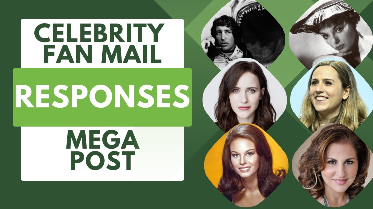 Fan Mail Responses [Rachel Brosnahan, Joe Alves, Lana Wood, Abby Trott ...