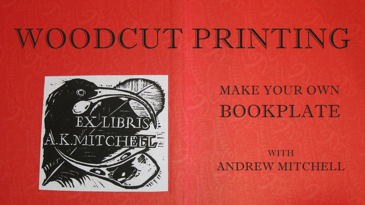 Woodcut Printing - Make your own Bookplate - YouTube