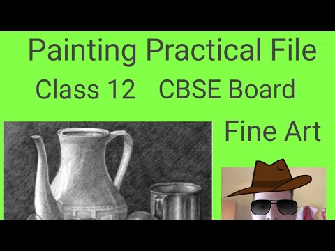 Class 12 Painting, Fine art File 2022-23 , CBSE board - YouTube