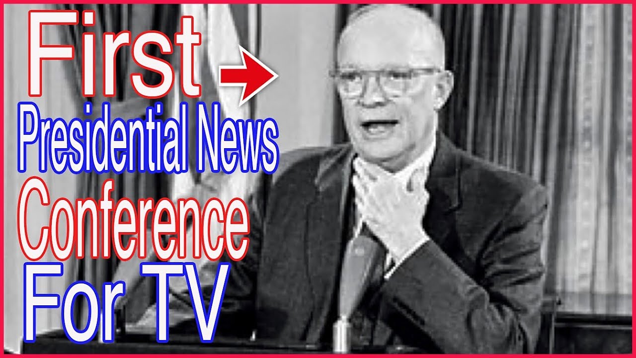 This Day In History January 19, 1955 First Presidential News Conference ...