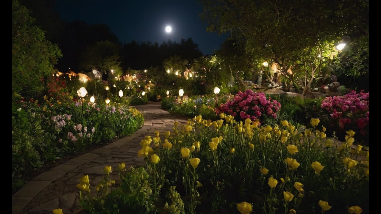 The Magic of Moon Gardens Flowers That Bloom at Night - YouTube