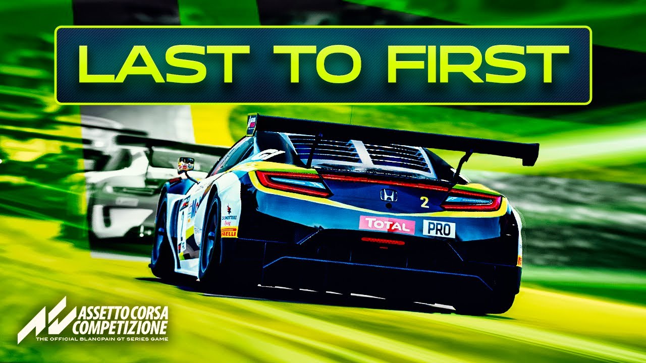 Last To First Challenge In Online ACC Race - YouTube