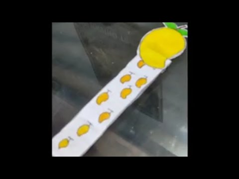 How to make a Mango 🥭 bookmark #easy #idea #mango #shortsvideo # ...