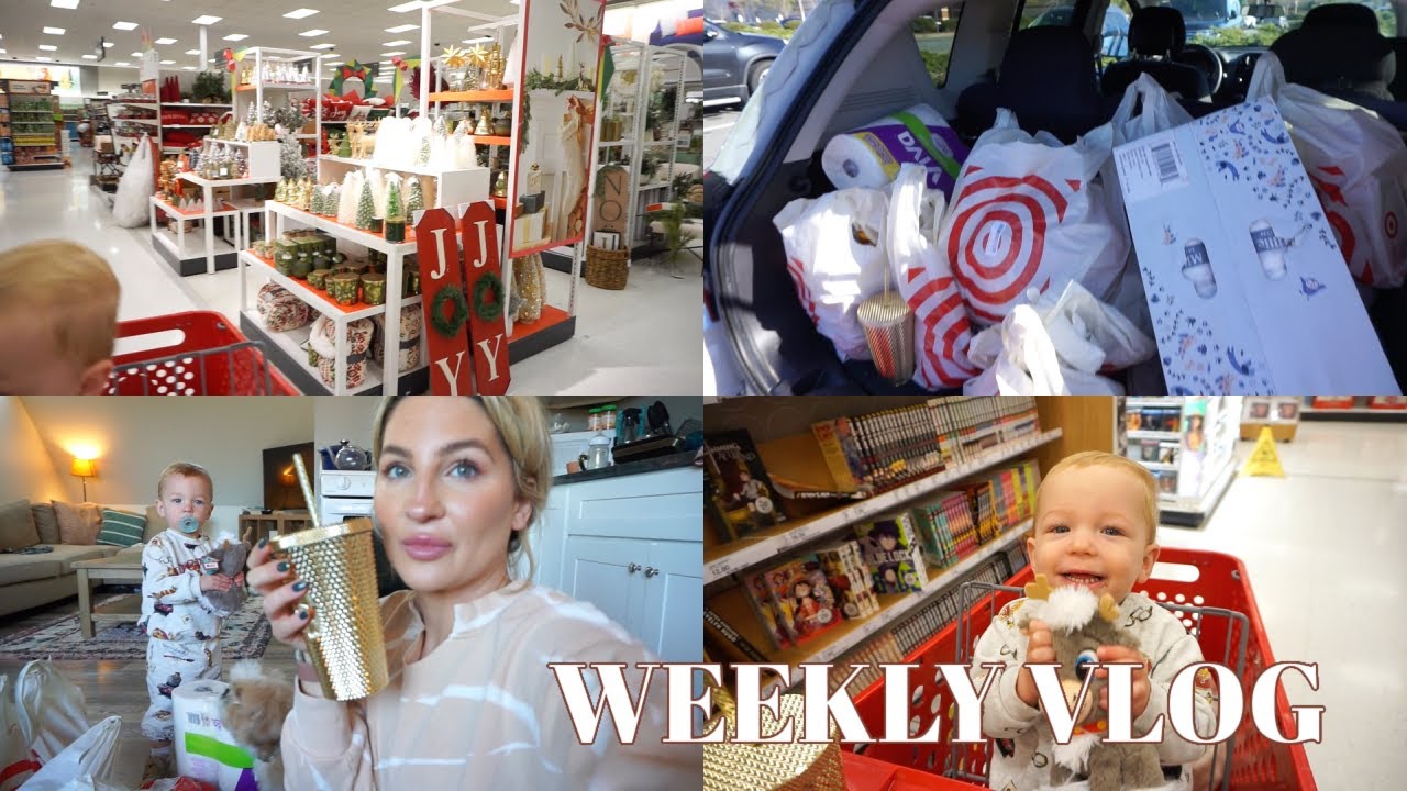 WEEK IN MY LIFE | holiday shop with me at Target + things you NEED ...