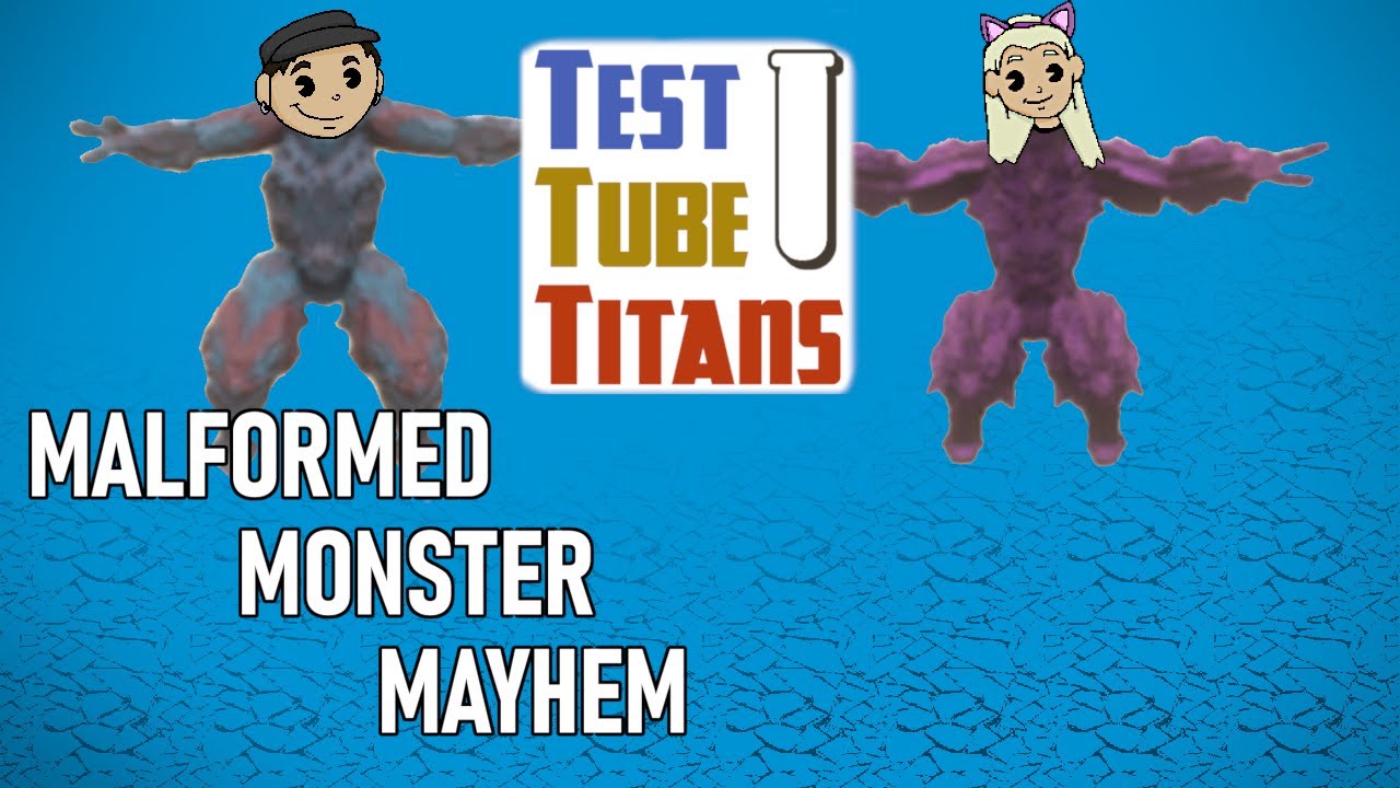Test Tube Titans Gameplay #1 : MALFORMED MONSTER MAYHEM | 2 Player ...