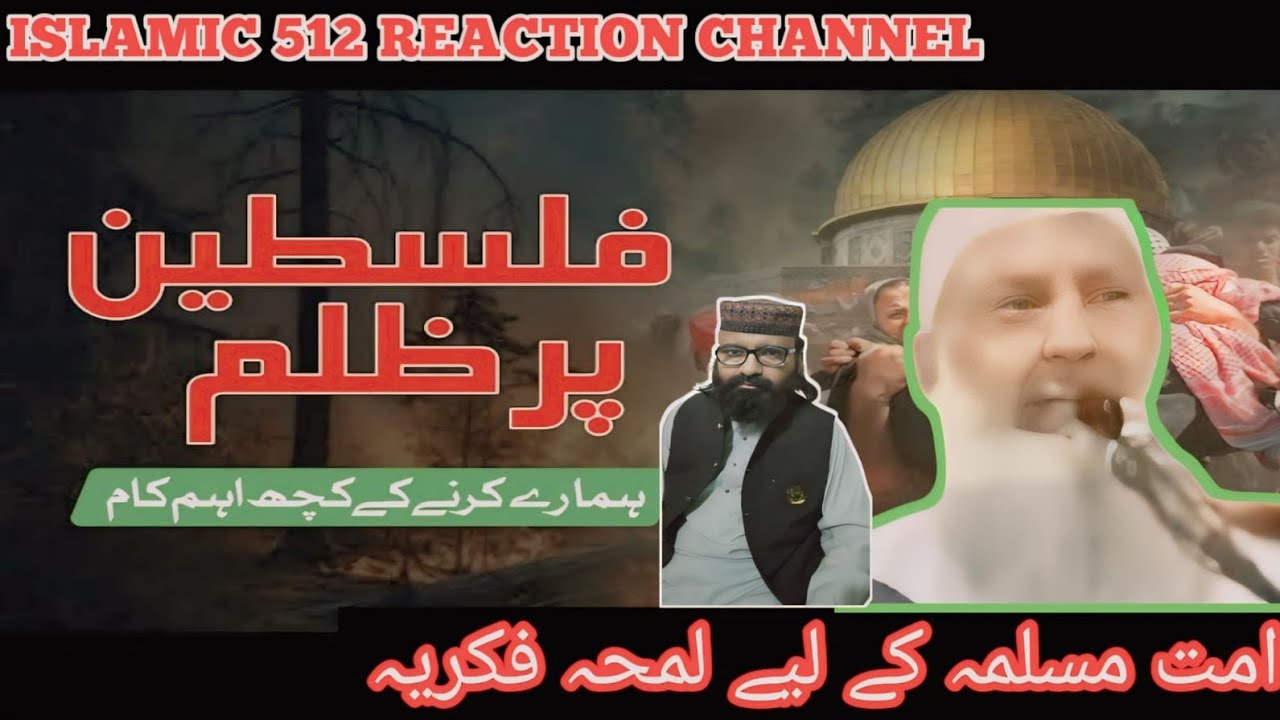 Reaction islamic 512"Freedom Waves: The Palestinian Struggle '۔ امت مسلمہ کے لئے لمحہ فکریہ ...