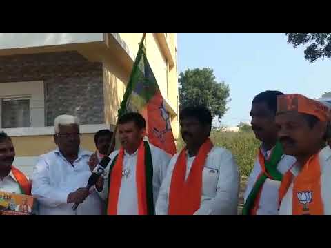 Satish Bidla addressed to companing Bjp MLA candidate Rajender Nager ...