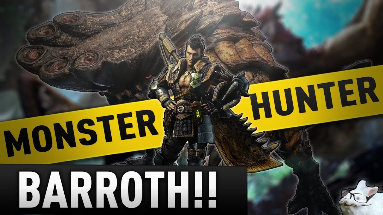 Monster Hunter World - Barroth Hunting Guide - YouTube
