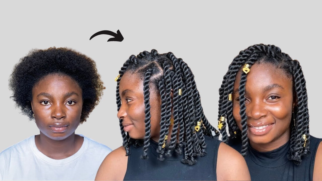 🔥Easy DIY Brazilian wool twist tutorial |protective style - YouTube