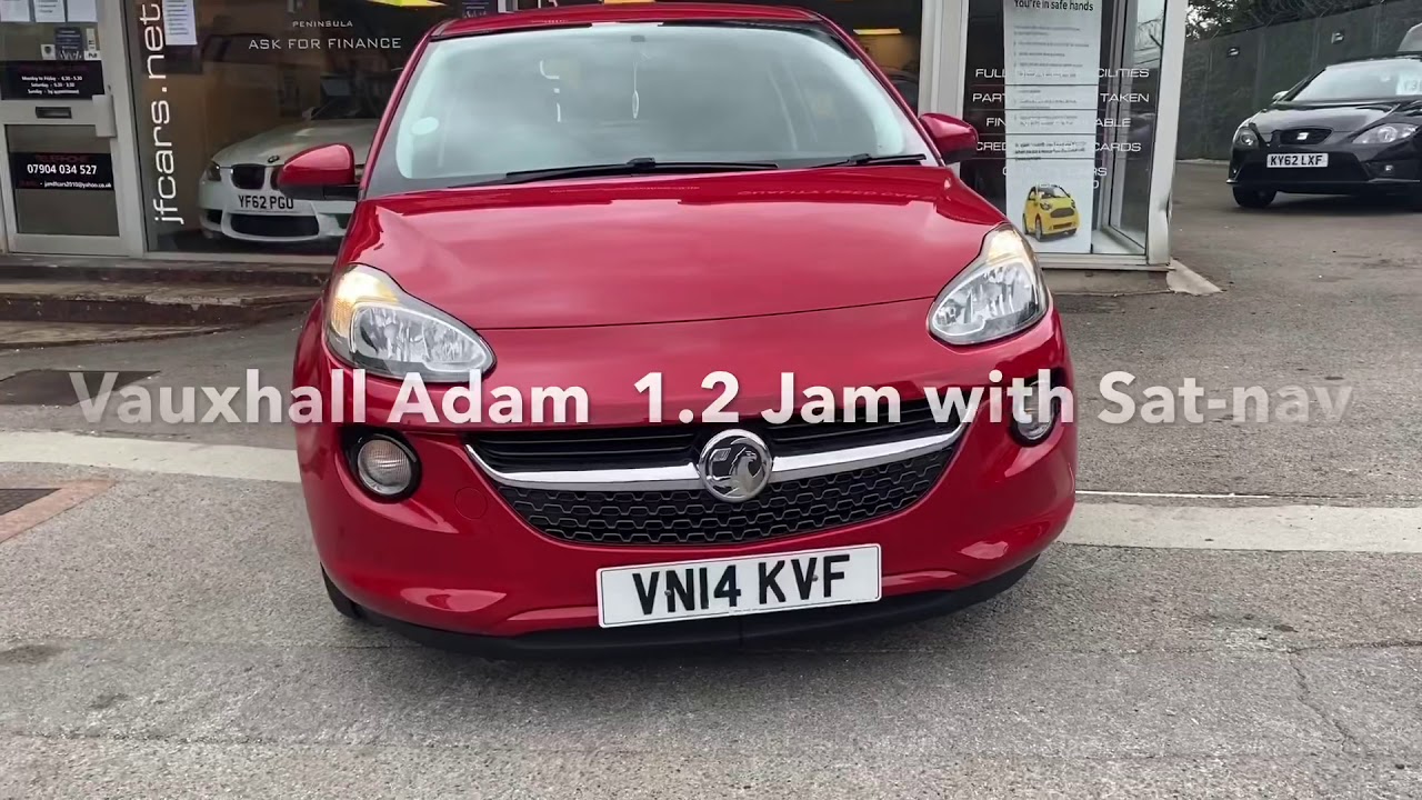 Vauxhall Adam 1.2 Jam with sat-nav - YouTube