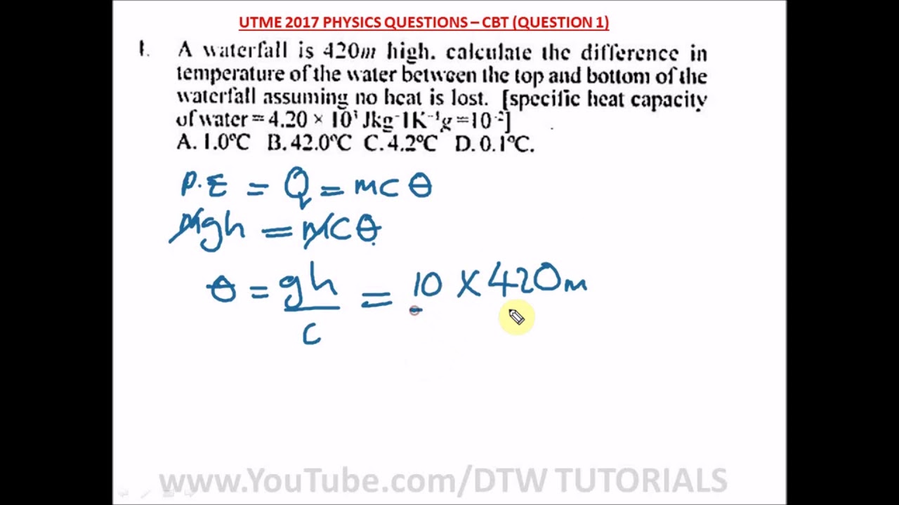 How to Calculate the Difference in Temperature(Specific Heat Capacity ...