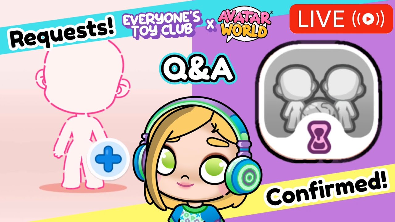 (LIVE) MULTIPLAYER MODE CONFIRMED + AVATAR REQUESTS! (Avatar World with ...