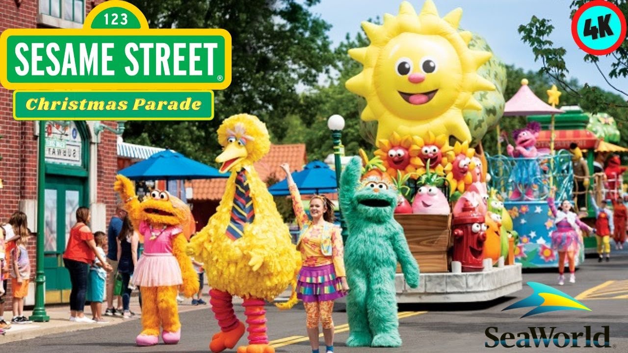 Sesame Street Parade SeaWorld Orlando LATEST FULL SHOW - YouTube