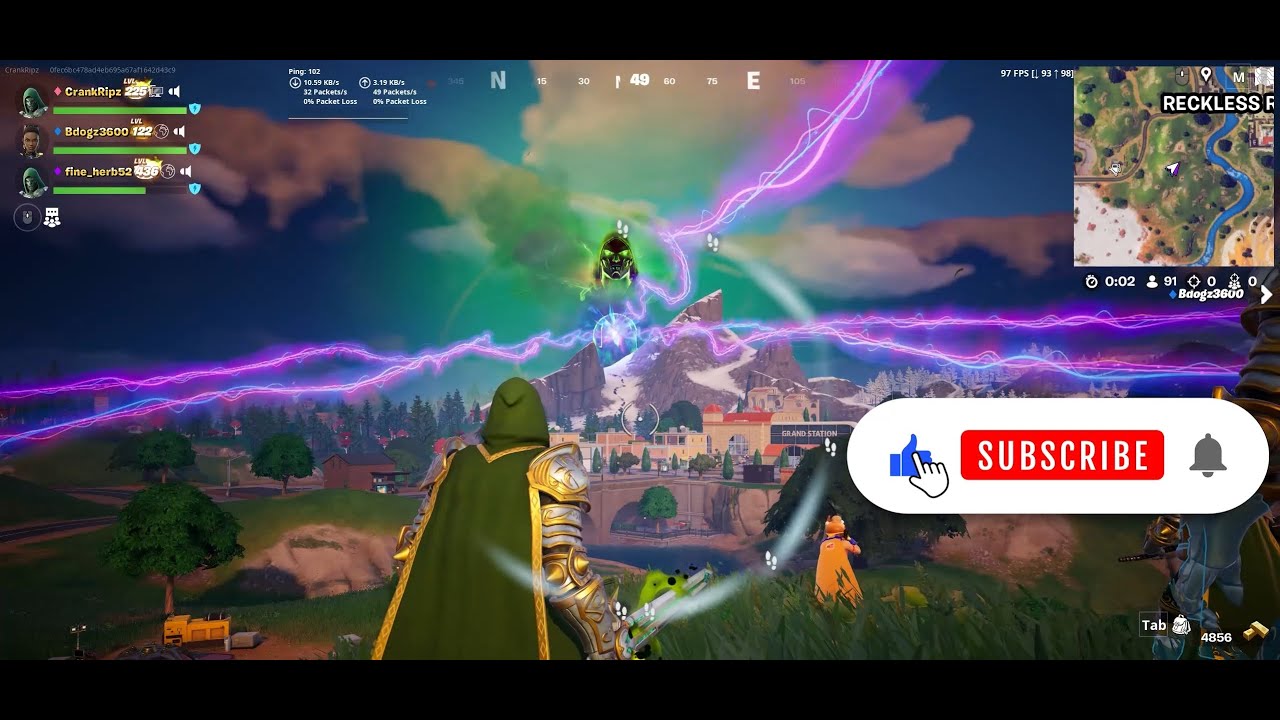 *NEW* Fortnite Live Event Dr Doom! | Chapter 5 Season 4 | Zero Build ...