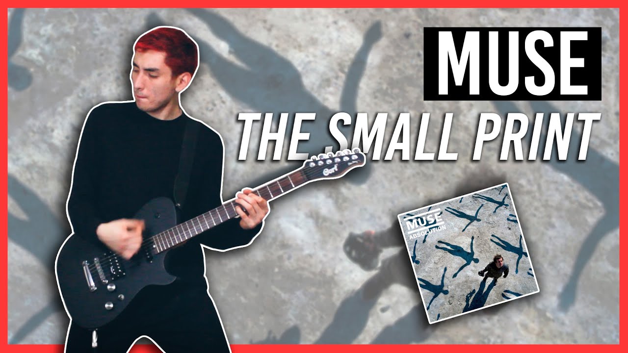 The small print - Muse | Guitar Cover (Cort MBC-1) - YouTube