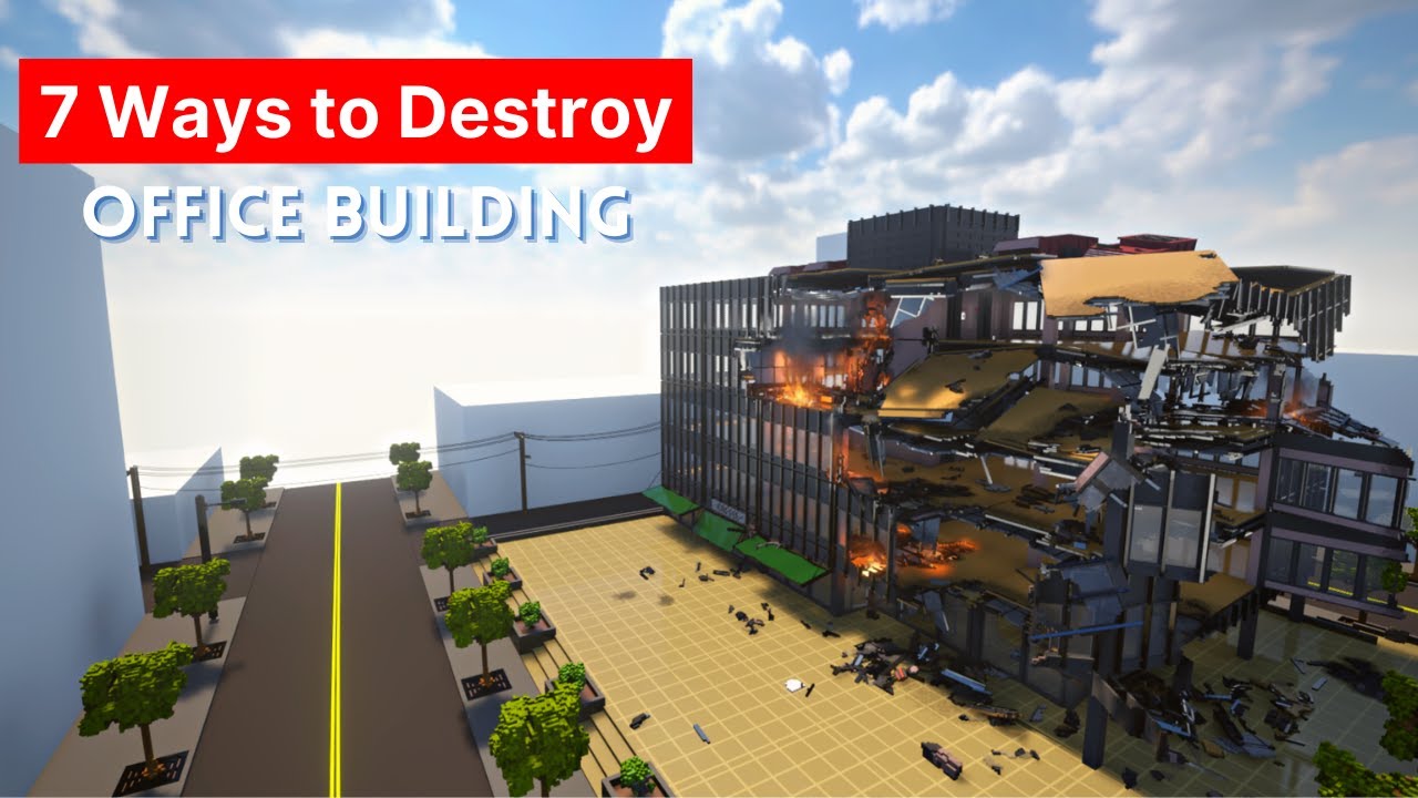 7 Ways To Destroy An Office Building - Teardown - YouTube