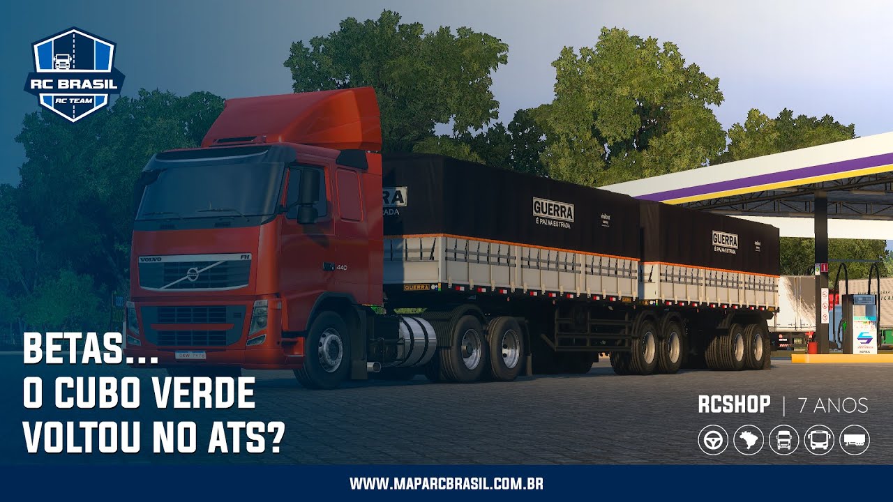 MAPA RC BRASIL ETS 2 - ATS BETA, RELATOS DE CUBO VERDE FUNCIONAL, MP NO ...