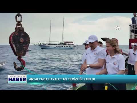 Antalya'da hayalet ağ temizliği yapıldı