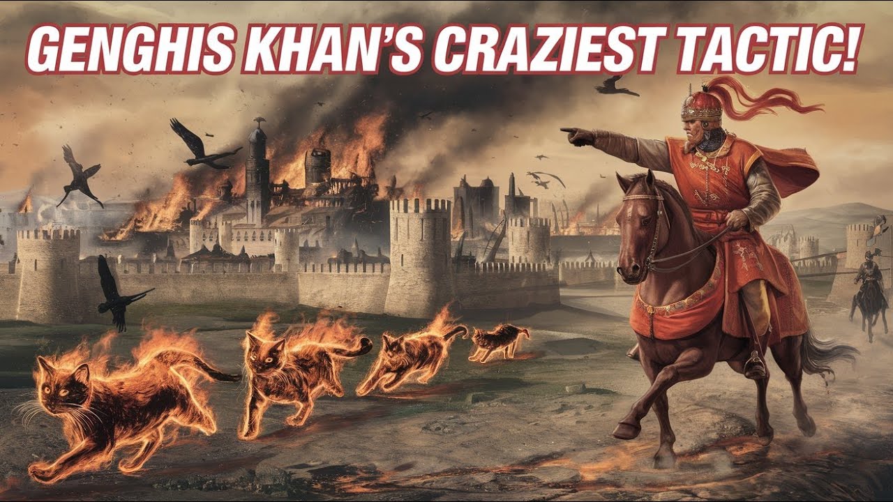 How Genghis Khan Used 1,000 Cats to Conquer a City | Dr. History Talks ...