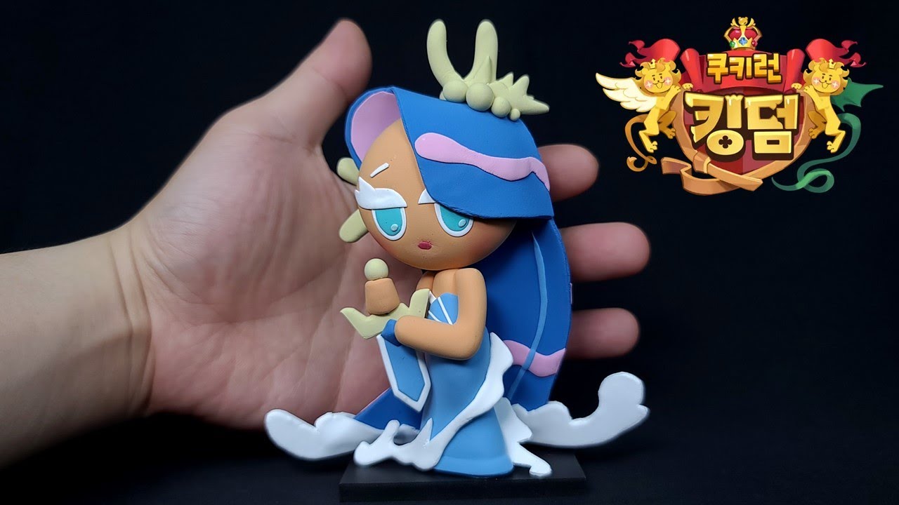 Making Cookie Run Kingdom Sea Fairy Cookie with Clay - YouTube